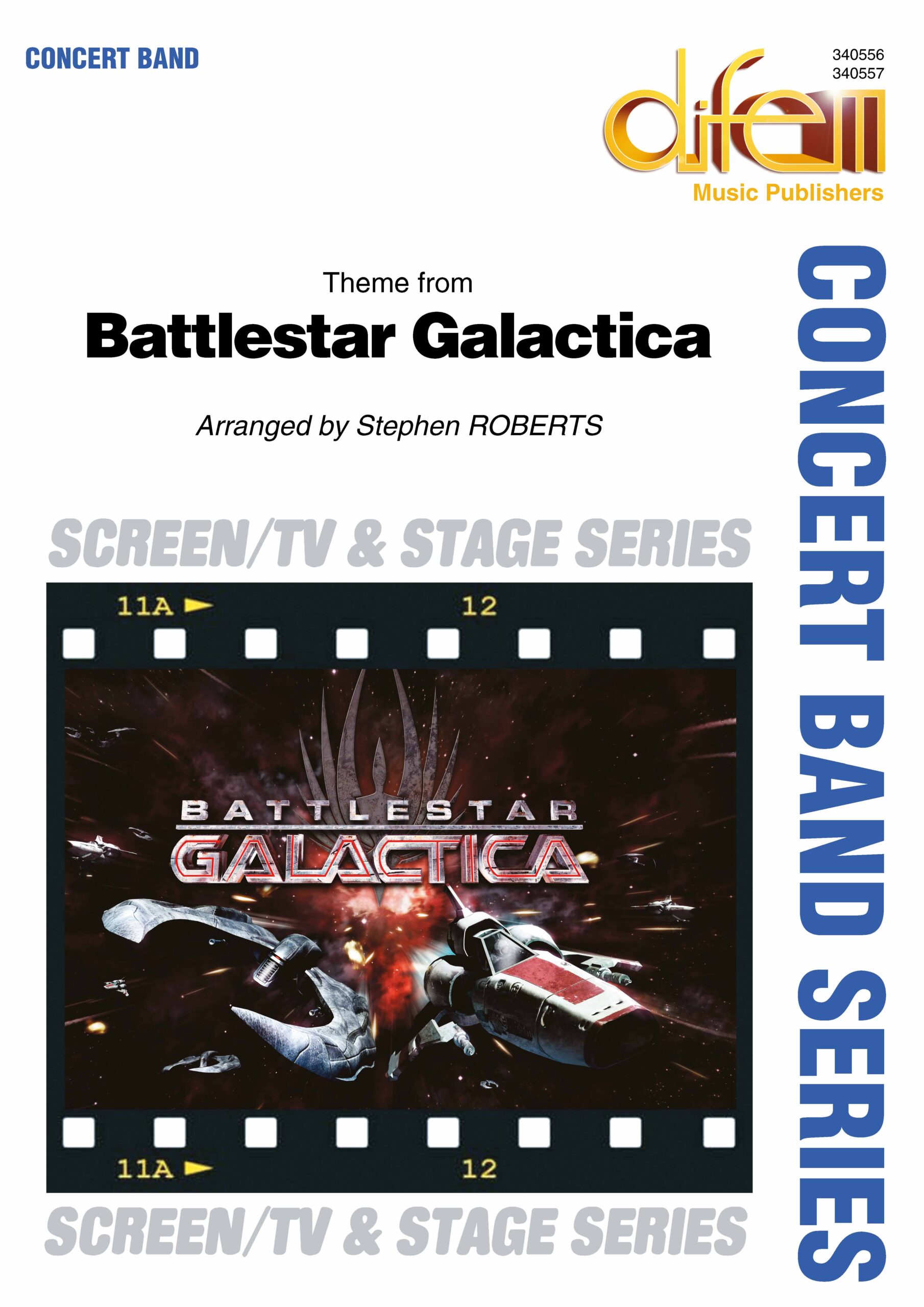 Battlestar Galactica Theme, CONCERT BAND, Phillips arr. Stephen Roberts ...