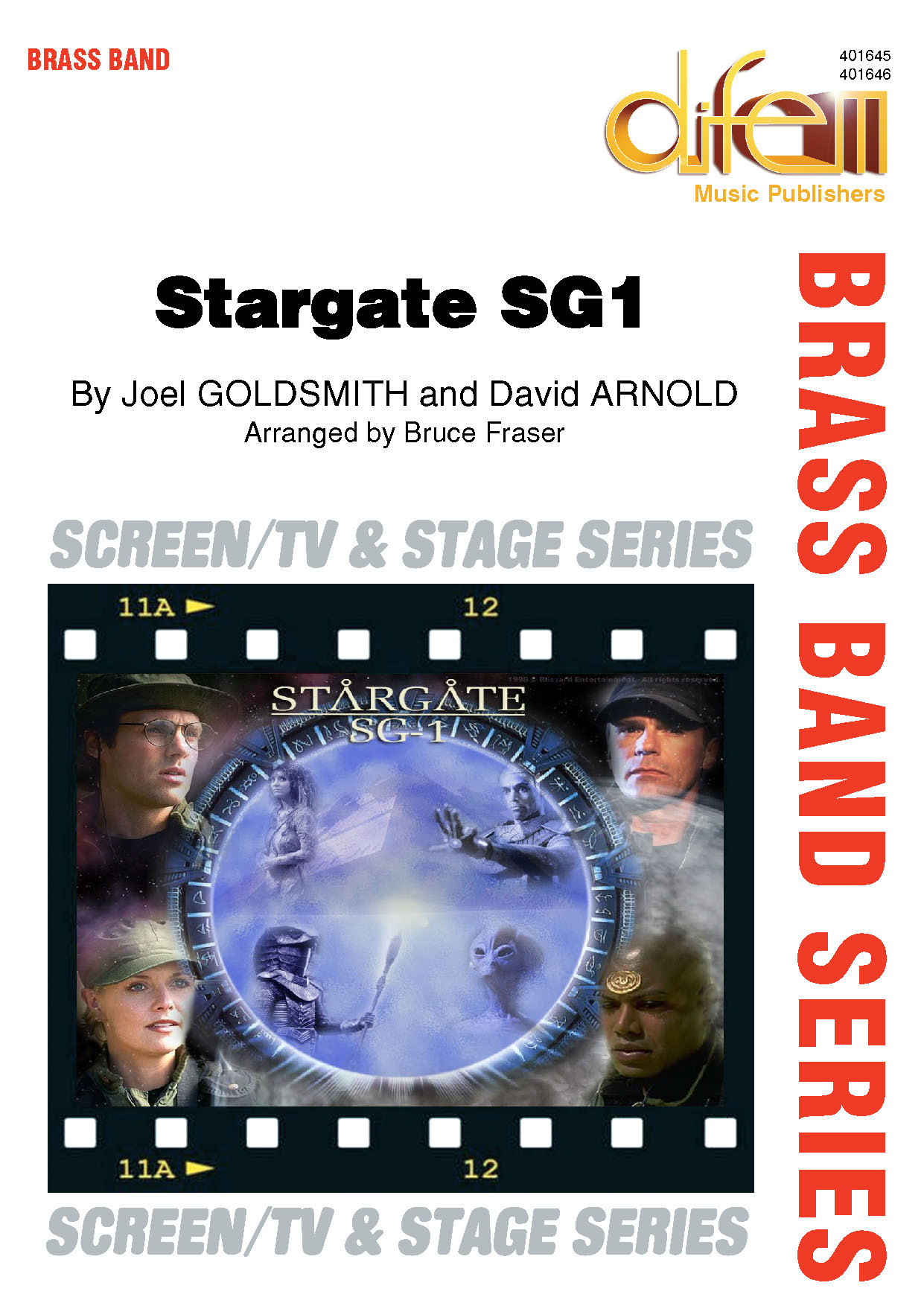 Stargate SG1, Brass Band, Goldsmith - Arnold arr. Bruce Fraser - Difem